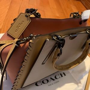 Coach | Bags | Coach Dreamer In Colorblock With Whipstitchivory | Poshmark